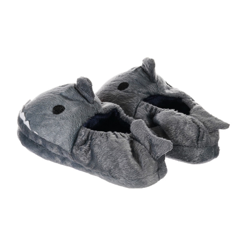 YO! Papuci de casă pentru băieți, cu model rechin | Kidso.ro