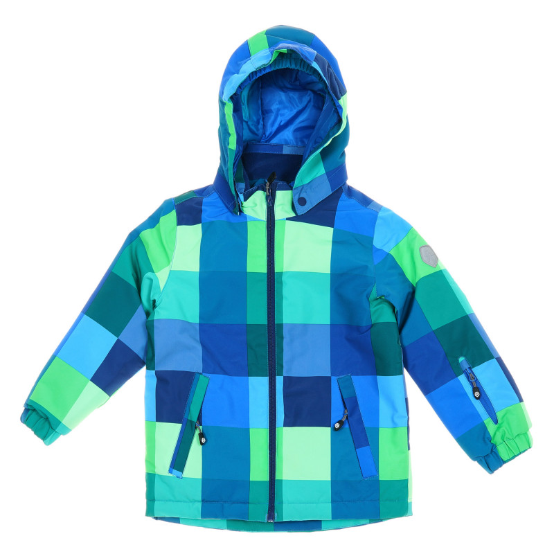 COLOR KIDS Geacă de schi pentru fete, Color Kids, albastru și verde ...